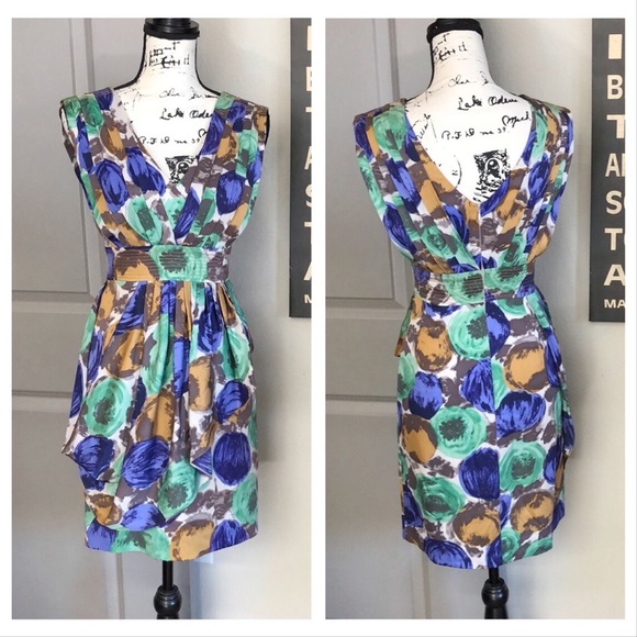BCBGMaxAzria | Dresses | Stunning Bcbg Silk Cocktail Dress | Poshmark